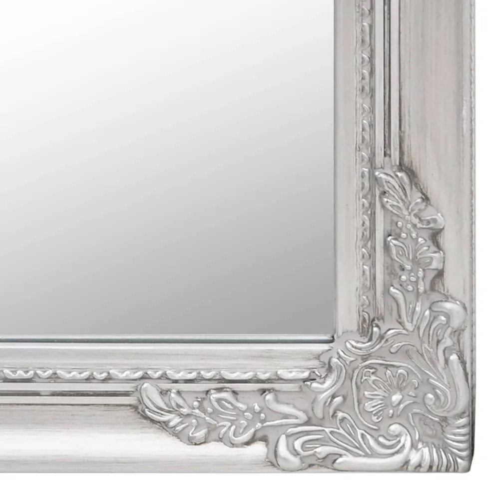 Volně stojící zrcadlo stříbrné 45 x 180 cm - Default Title