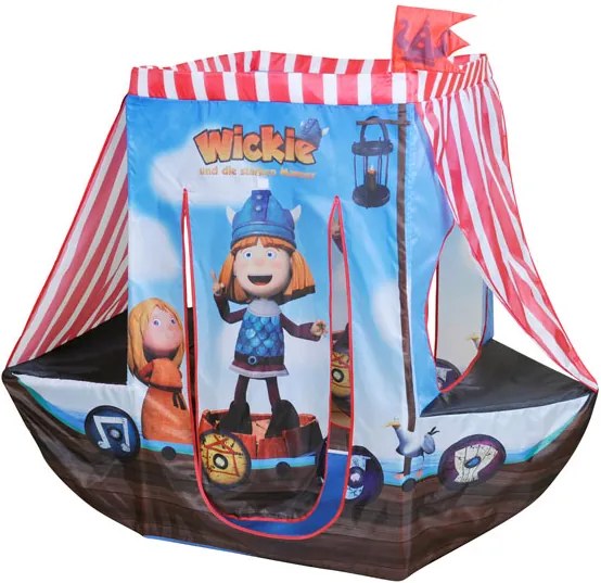 KnorrtoysDětský stan Wickie Vikingská loď 83557 155x70x120cm