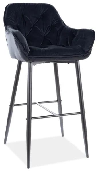 Barová židle Champlain (černá). 1050260