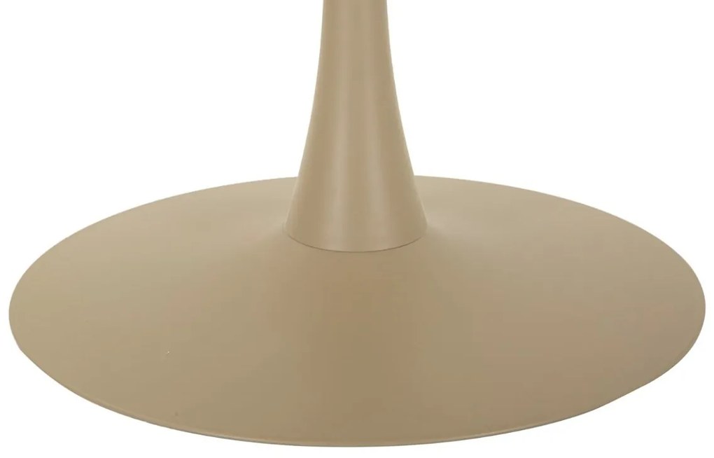 Kulatý jídelní stůl Bechora 120 cm krémový