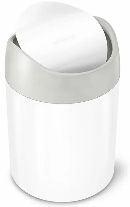 Odpadkový koš na stůl Mini 1,5 l, bílá