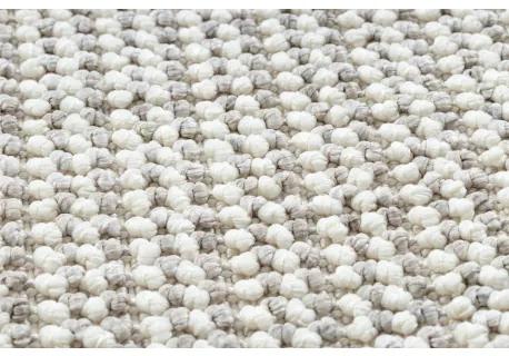 koberec NANO EO78C Melange, smyčkový, plošně tkaný šedá / bílá velikost 200x290 cm | krásné koberce cz