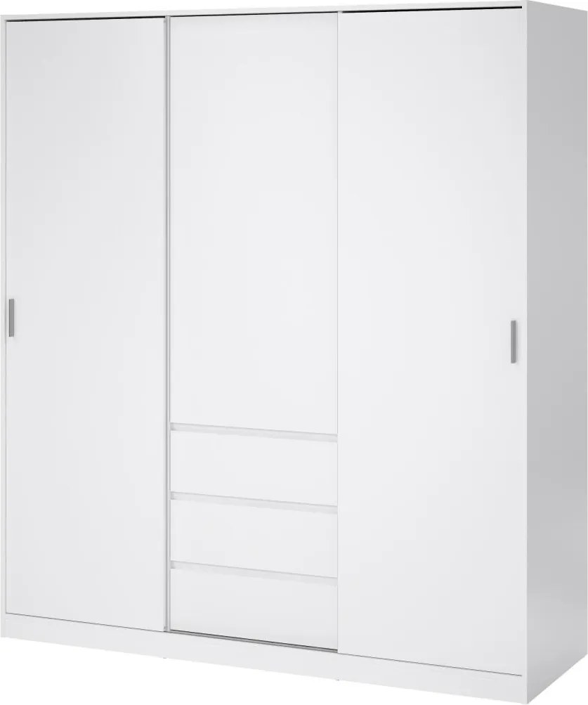 FALCO Skříň Simplicity 148 bílý lesk