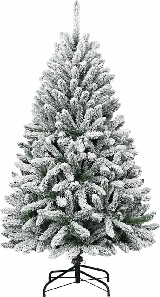 Umělý vánoční stromeček 120 cm 150 LED Teplá bílá PVC a ocel 3395730