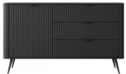 Komoda Wosial 138 1D3S, Barva: bílá