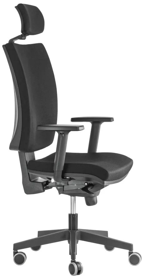 ALBA Ergonomická kancelářská židle ZERAFINE - černá látka