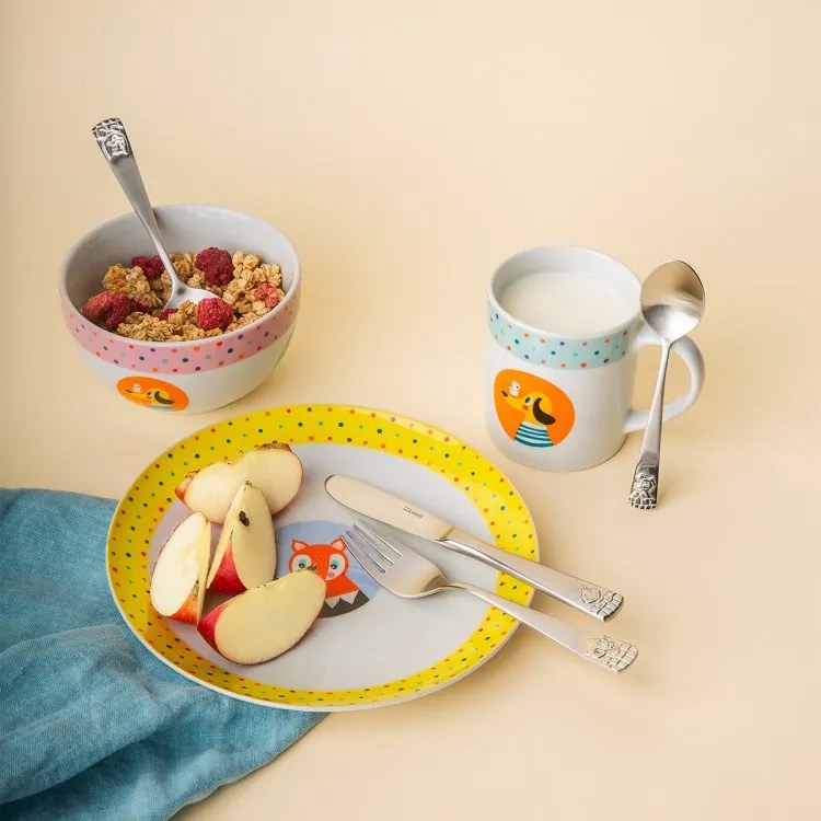 Dětský porcelánový set 3 ks – KIDS WorldAnimals (450513)