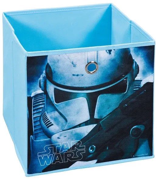 Úložný box Star Wars 1, modrý, motiv bojovníka