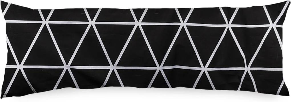 4Home Povlak na Relaxační polštář Náhradní manžel Galaxy černobílá, 50 x 150 cm