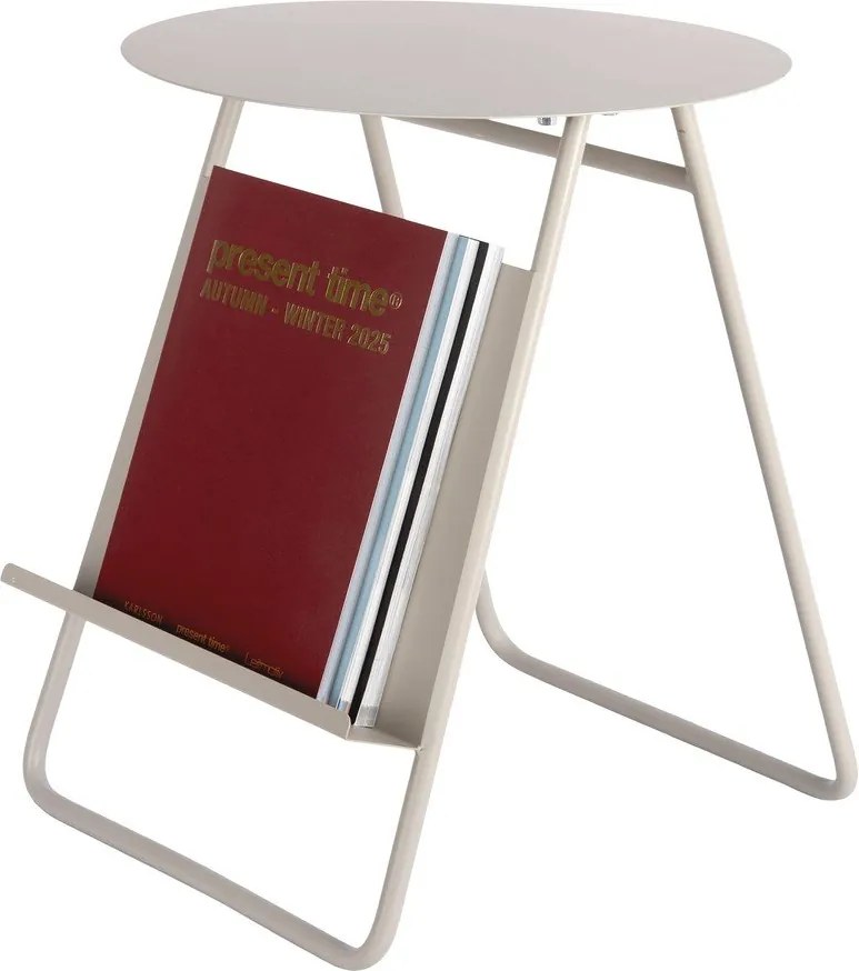 Kovový kulatý odkládací stolek ø 40 cm Esencia – Leitmotiv