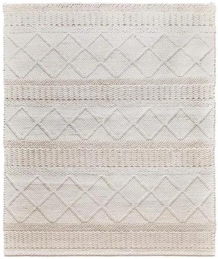 Diamond Carpets koberce Ručně vázaný kusový koberec Geneva DE 7951 White Mix ROZMĚR: 240x300