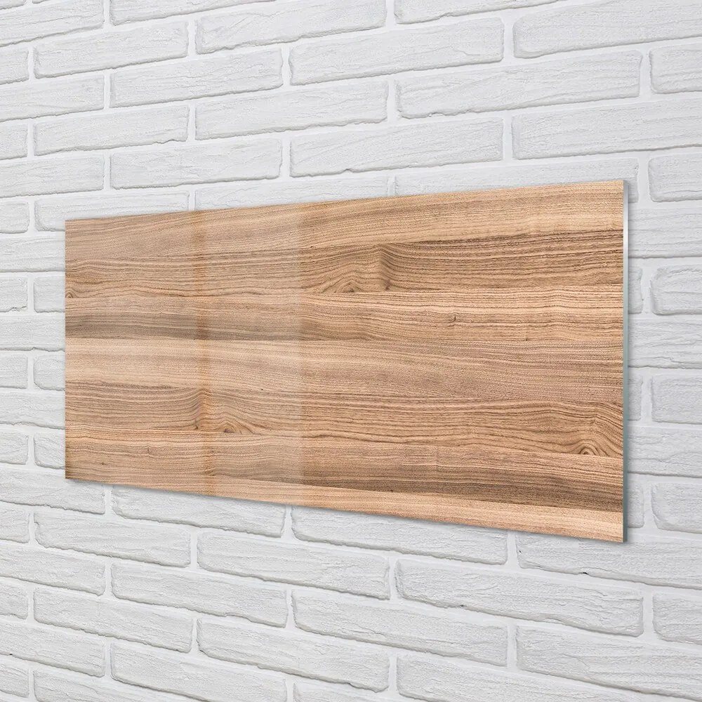 Obraz na skle Dřevěná deska struktura 100x50 cm