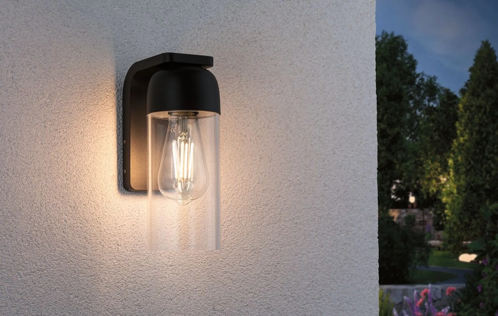 P 94399 Venkovní nástěnné svítidlo Lantea antracit IP44 E27 230V - PAULMANN