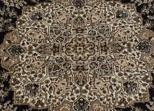 Koberce Breno Kusový koberec KASHMIR 2608 Black, Černá, Vícebarevné, 120 x 170 cm