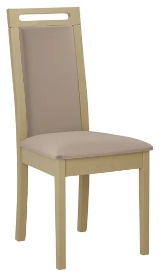 Čalouněná jídelní židle Heven VI, Barva dřeva: černý, Potah: Hygge D20