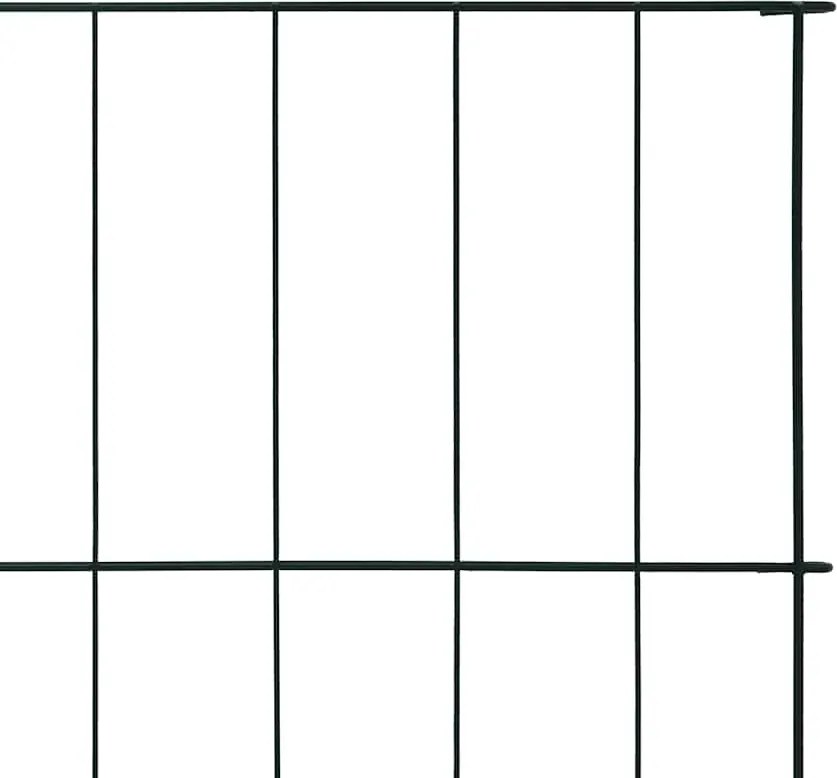 Zahradní plot 115 x 79 cm zelený 146105