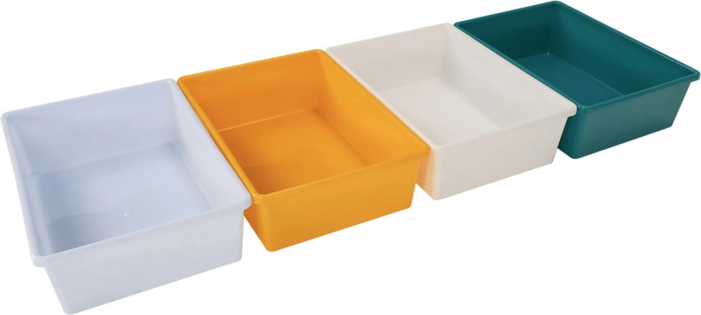 Organizér / regál na hračky, bílá / vícebarevná, MADY