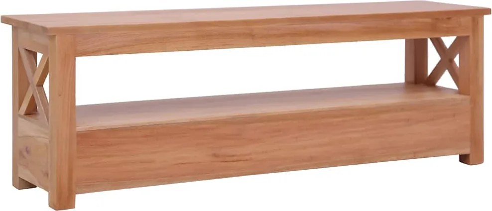 TV stolek 120 x 30 x 40 cm masivní mahagonové dřevo 283840