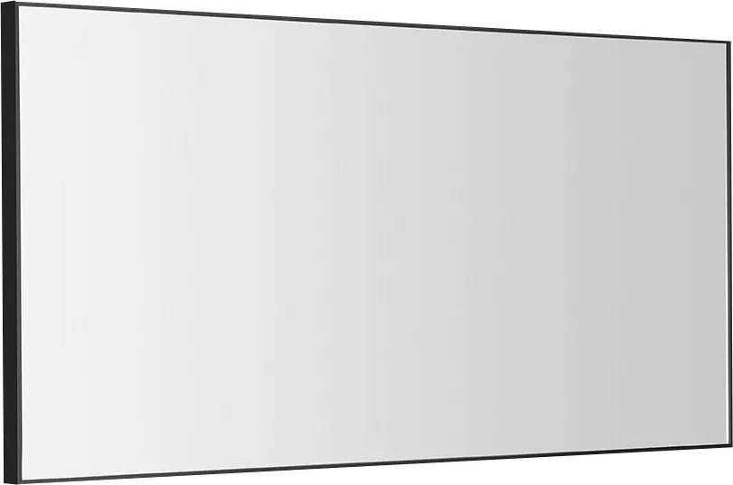 Sapho Arowana zrcadlo v rámu 100 x 50 cm bez osvětlení černá mat AWB1050