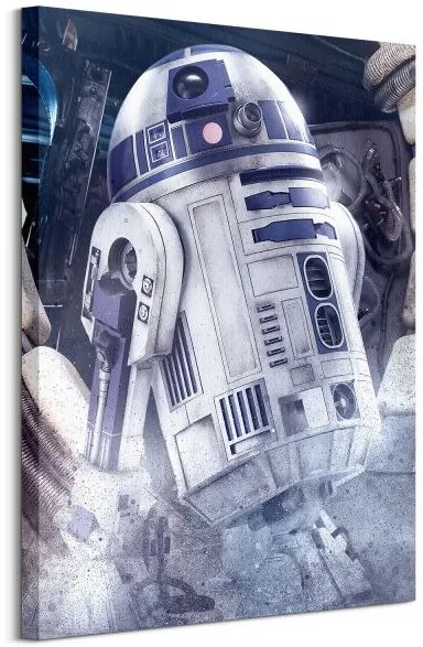 Art Group Obraz na plátně Star Wars The Last Jedi (R2-D2 Droid) 60x80cm