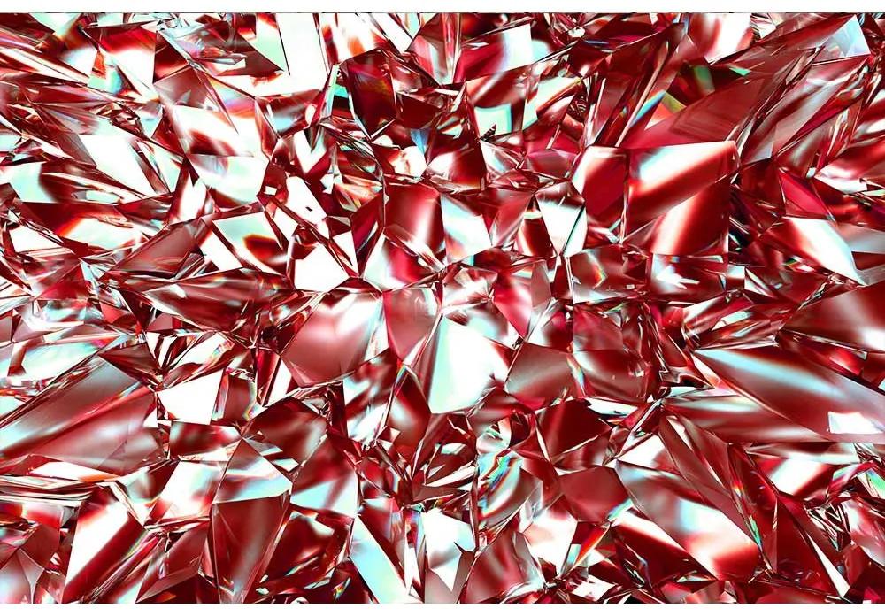 Vliesová fototapeta Červený krystal 375 x 250 cm + lepidlo zdarma / MS-5-0281 vliesové fototapety na zeď DIMEX
