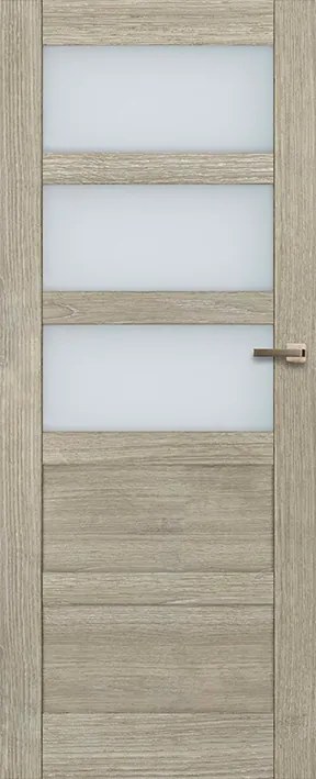 Interiérové dveře vasco doors BRAGA model 4 Průchozí rozměr: 70 x 197 cm, Orientace dveří: Levé dveře, Dekor: Buk jasmínový