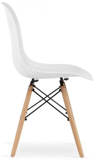 Set čtyř jídelních židlí MARO bílé (4ks)