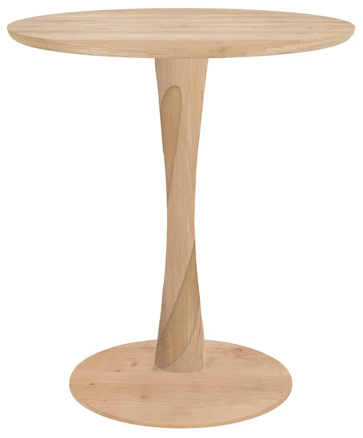 Ethnicraft designové jídelní stoly Torsion Dinning Table (průměr 70 cm)