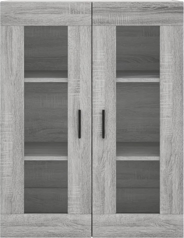 Skříň highboard šedá sonoma 69,5 x 34 x 180 cm kompozitní dřevo 3198423