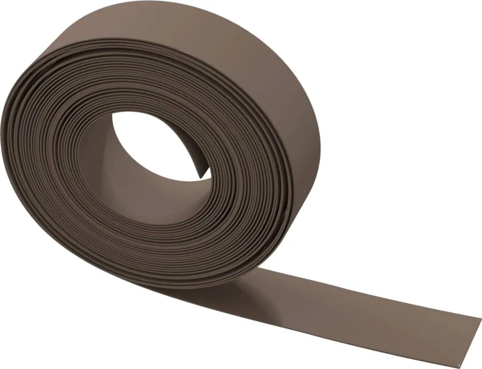 Travní lem hnědý 10 m 15 cm polyethylen 154398