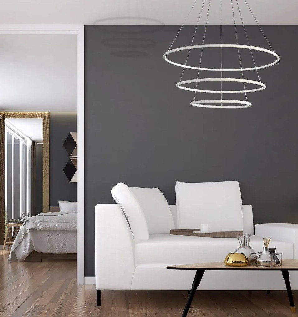Závěsné LED svítidlo Orion, 3x LED 99w, 3000k, w