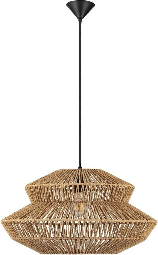 Provazové závěsné svítidlo v přírodní barvě ø 50 cm Nua – Nova Luce