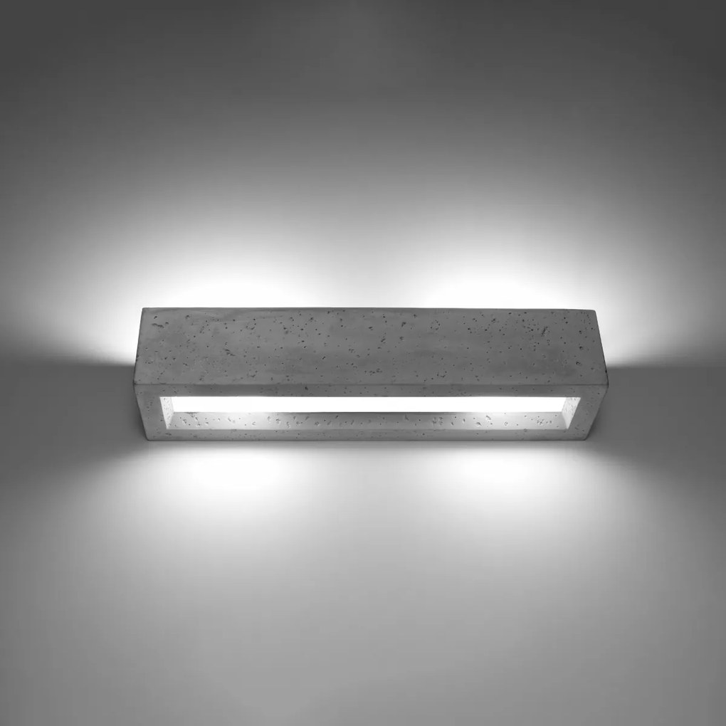 Sollux Lighting Nástěnné svítidlo VEGA 50 beton