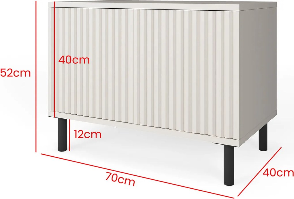 Eka Botník RAYO s vysokými nožkami, 70 cm Kašmír