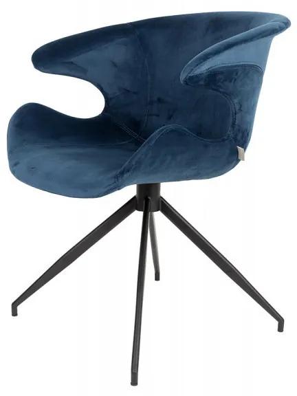 Designová židle Mia - Modrá