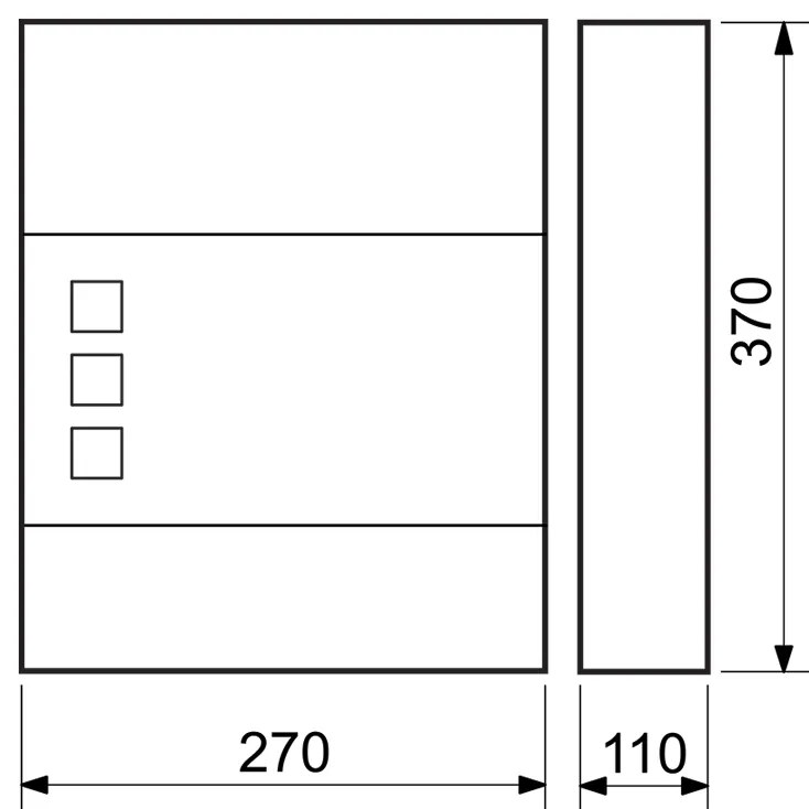 Richter BK.525.G.AM  poštovní schránka antracit