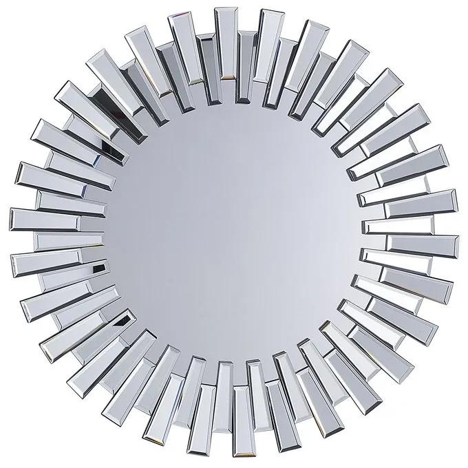 Nástěnné stříbrné zrcadlo ø70 cm CHOLET