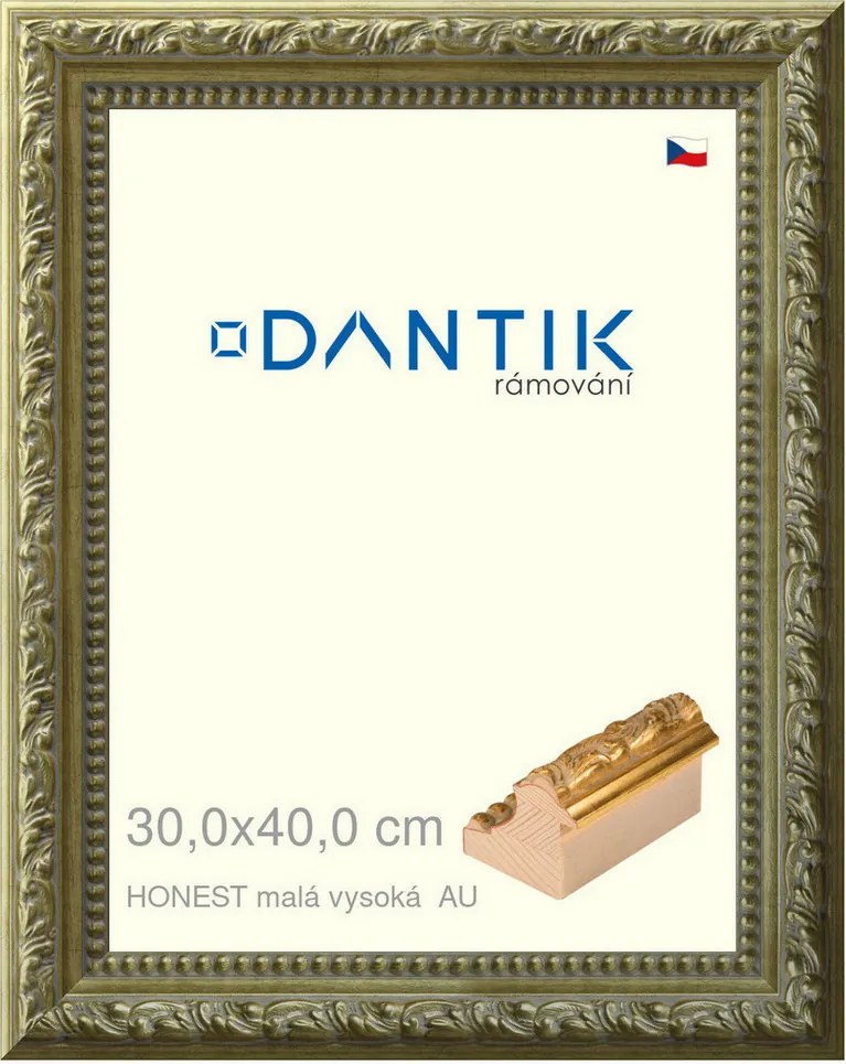 DANTIK rámeček 30x40 | HONEST malá vysoká AU (Plexi Čiré)
