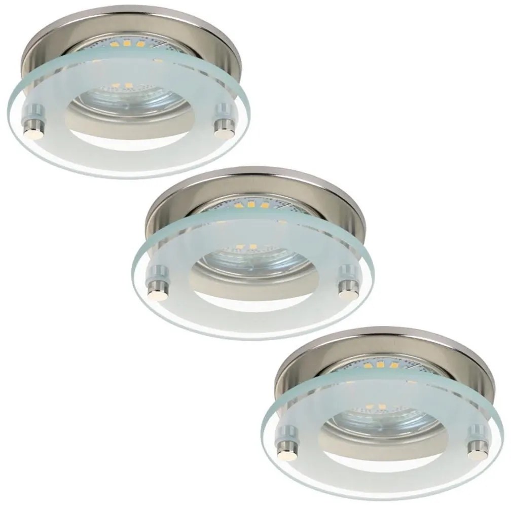 Briloner Briloner 7203-032 - SADA 3x LED Koupelnové svítidlo ATTACH 3xGU10/4W/230V BL0233