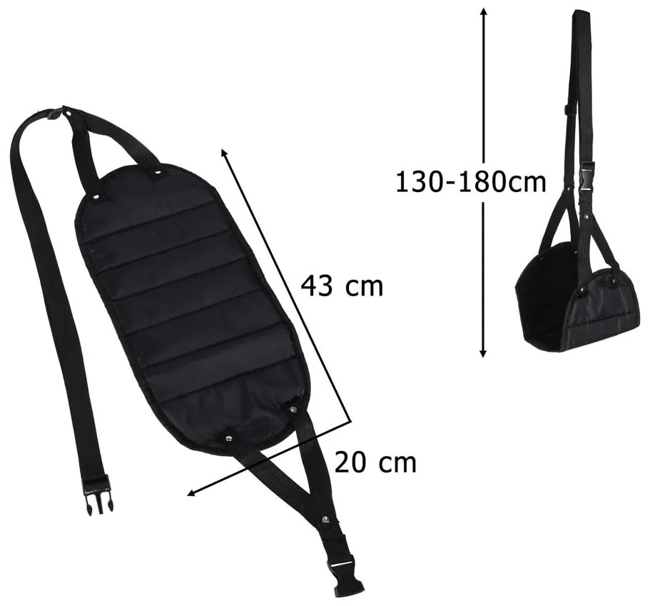 Creative Corner Závěsná podnožka mini houpací síť nohy cestovní cestovní podnožka