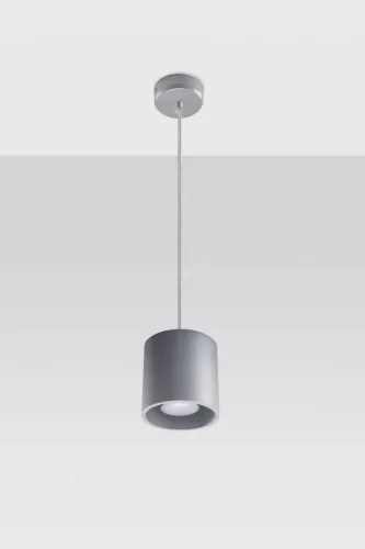 Lustr SOLLUX Orbis 1 GU10 1x40W bez zdroje SL.0052 šedá