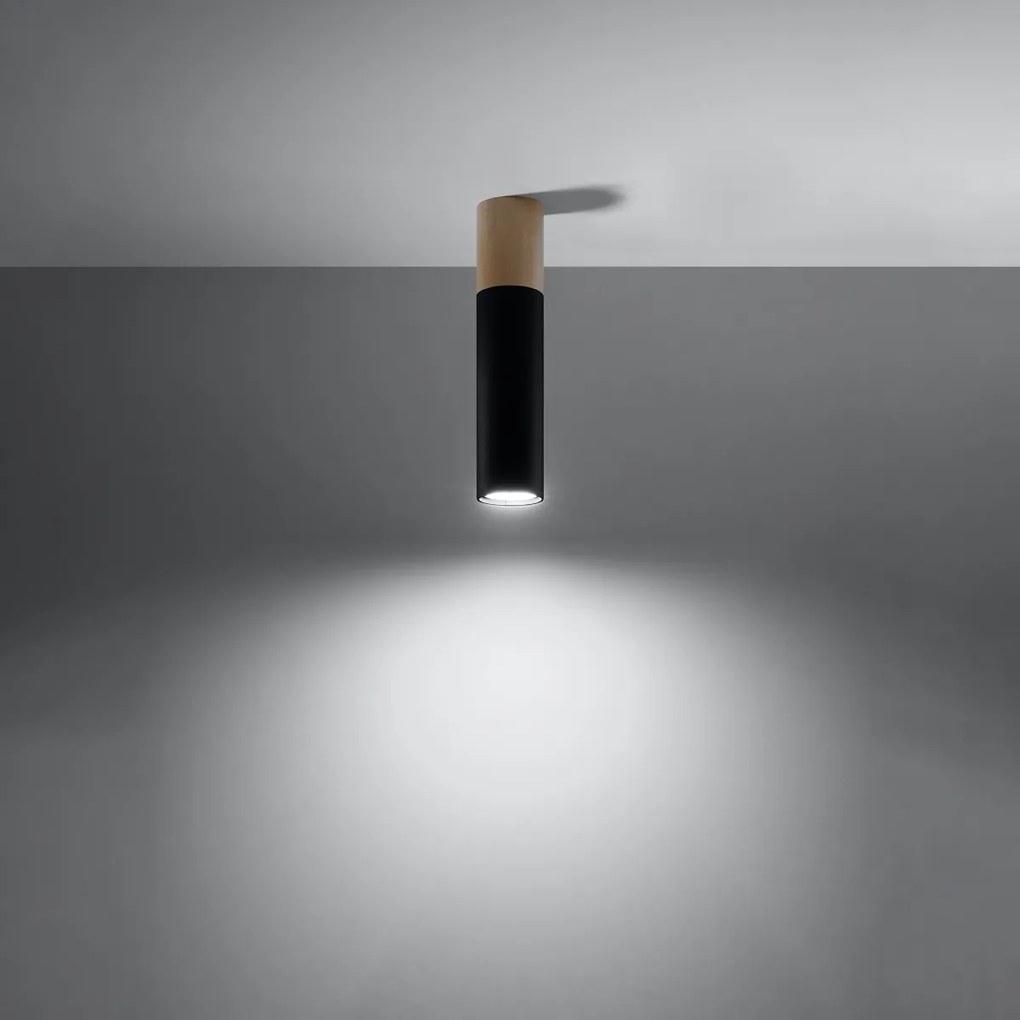 Sollux Lighting Stropní svítidlo PABLO Černá