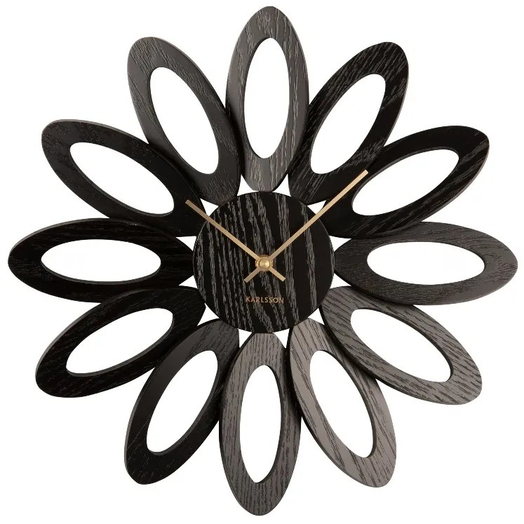 Designové nástěnné hodiny 5891BK Karlsson 40cm