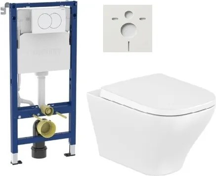 Závěsný WC set předstěnová montáž Roca Optica SIKOGSROOPTW