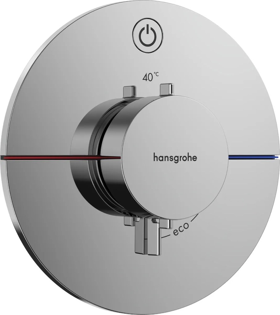 Hansgrohe ShowerSelect Comfort S, termostat pod omítku pro 1 spotřebič, chromová, HAN-15553000