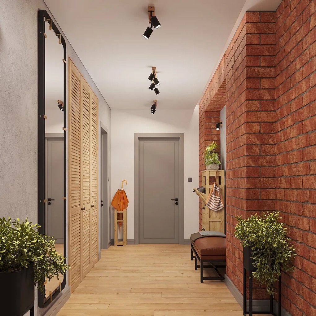 Sollux Lighting Nástěnné svítidlo FAGER 1 černé