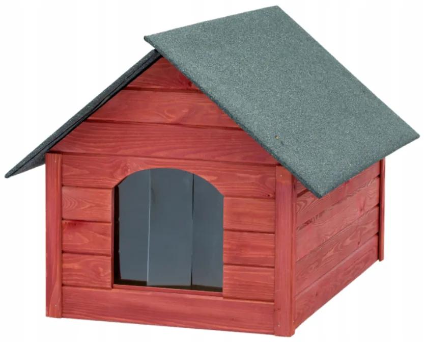 Zateplená bouda pro psa L - 100 cm x 72 cm x 65 cm Mahogany