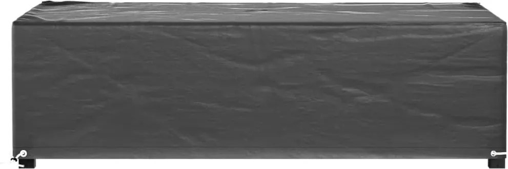 Plachty na zahradní nábytek 2 ks s 8 očky 125x70x35 cm obdélník 3155340
