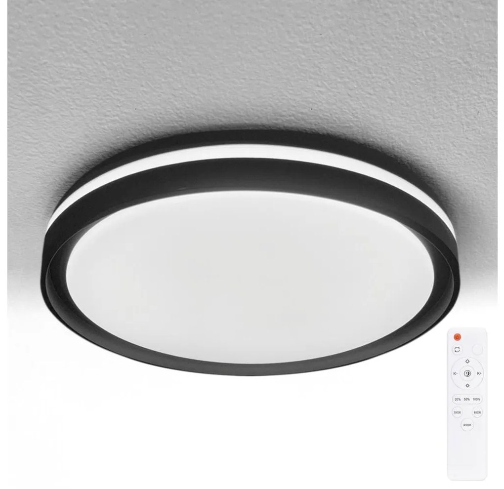 Brilagi - LED Stmívat. svítidlo NAOMI LED/48W/230V 3000-6500K pr. 39 cm černá+DO
