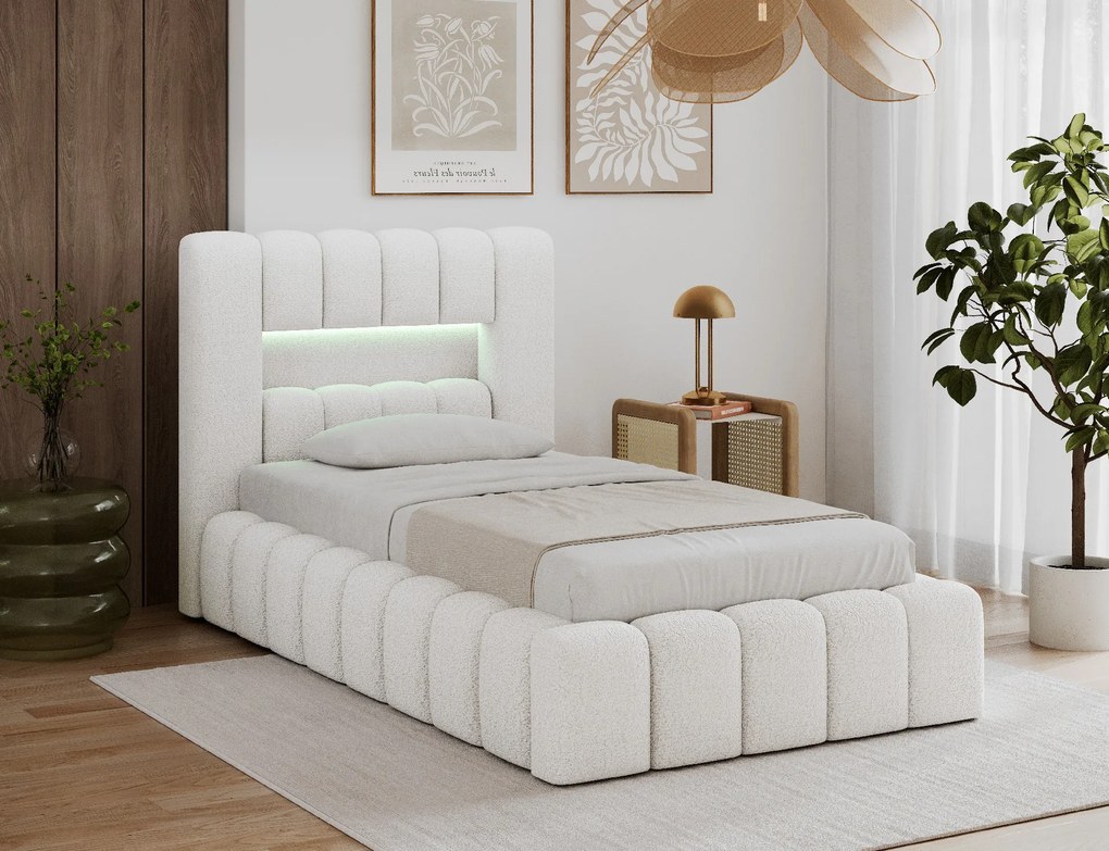 Postel Lamica 90x200 + Dřevěný rám/Standardní zdvih/kontejner
